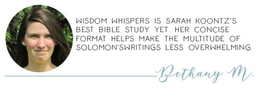 Wisdom Whispers | Free Online Bible Study for Women