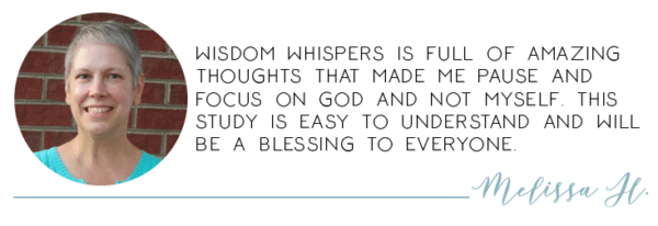 Wisdom Whispers | Free Online Bible Study for Women