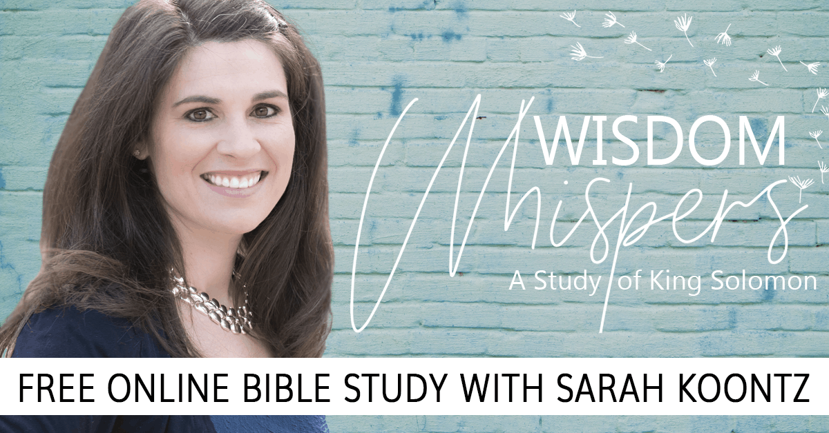 Wisdom Whispers | Free Online Bible Study for Women