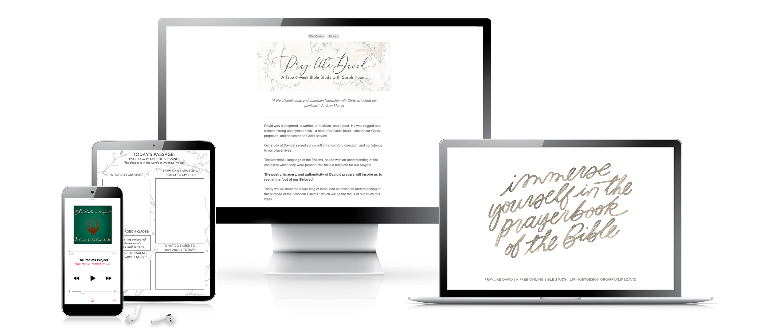 Pray Like David | A Free 6-Week Bible Study with Sarah Koontz