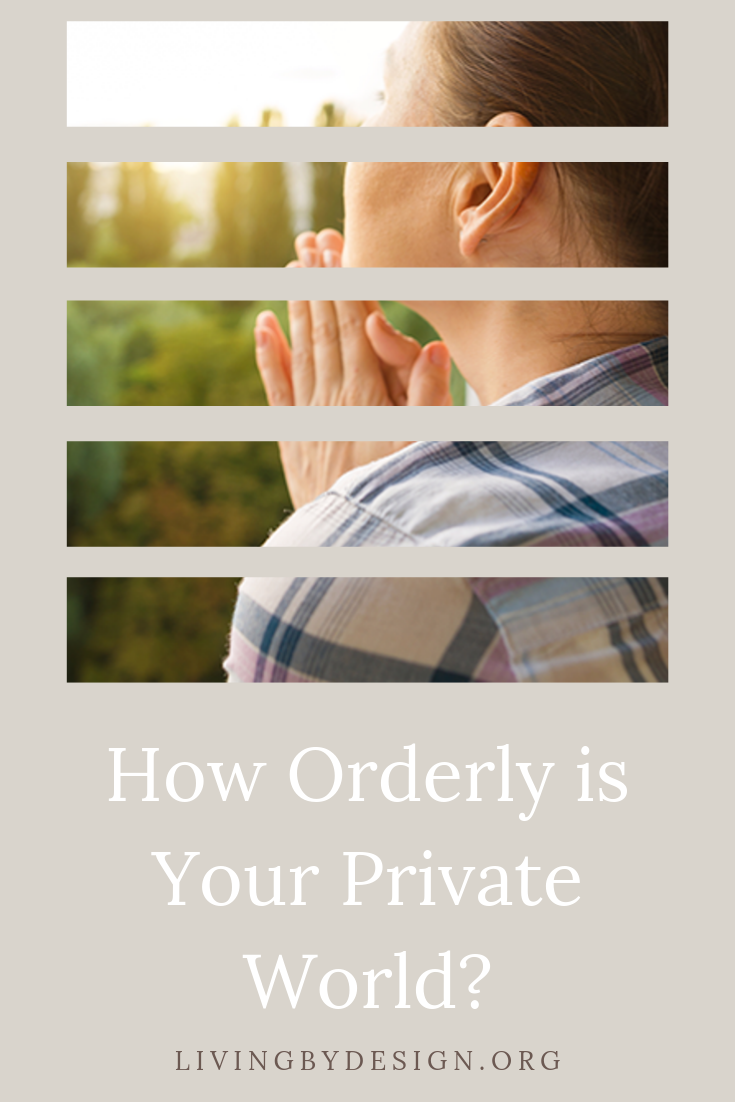 How Orderly is Your Private World?