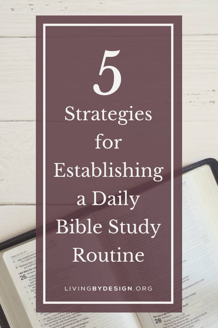 FORCE: 5 Strategies for Establishing a Daily Bible Study Routine