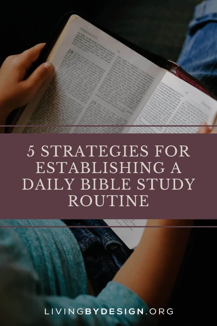 FORCE: 5 Strategies for Establishing a Daily Bible Study Routine