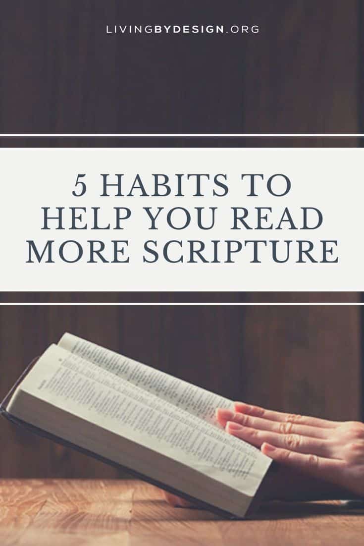 Read More Scripture: 5 Habits to Help You Today!