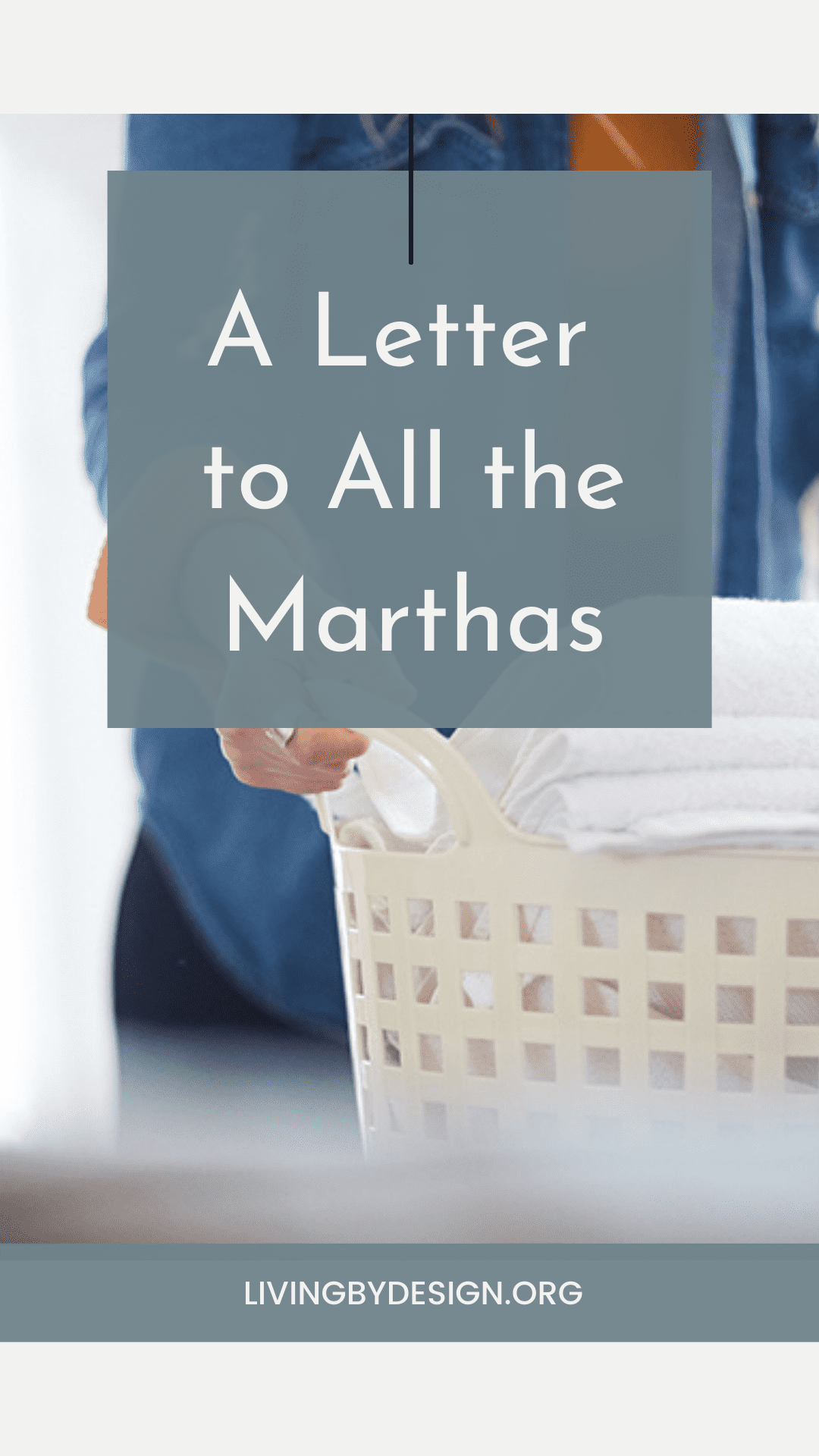A Letter to All the Marthas