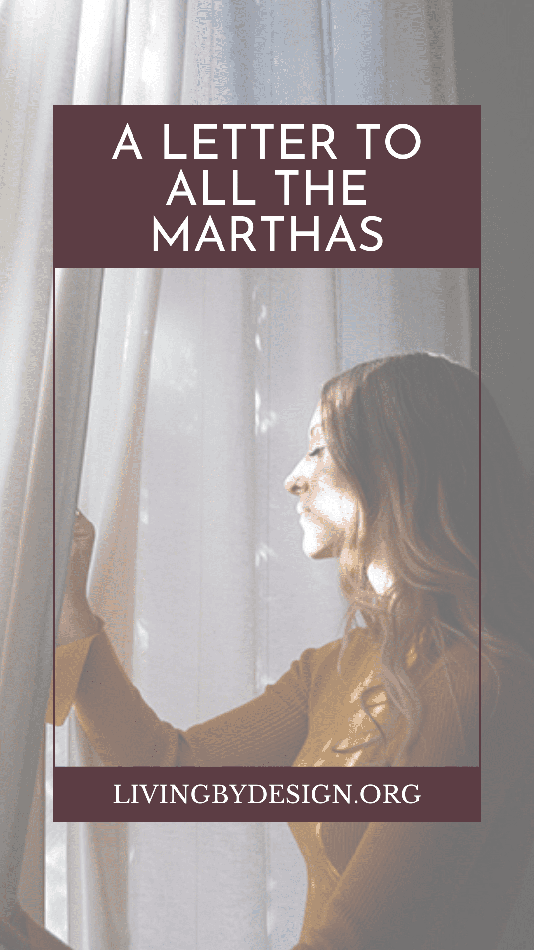 A Letter to All the Marthas