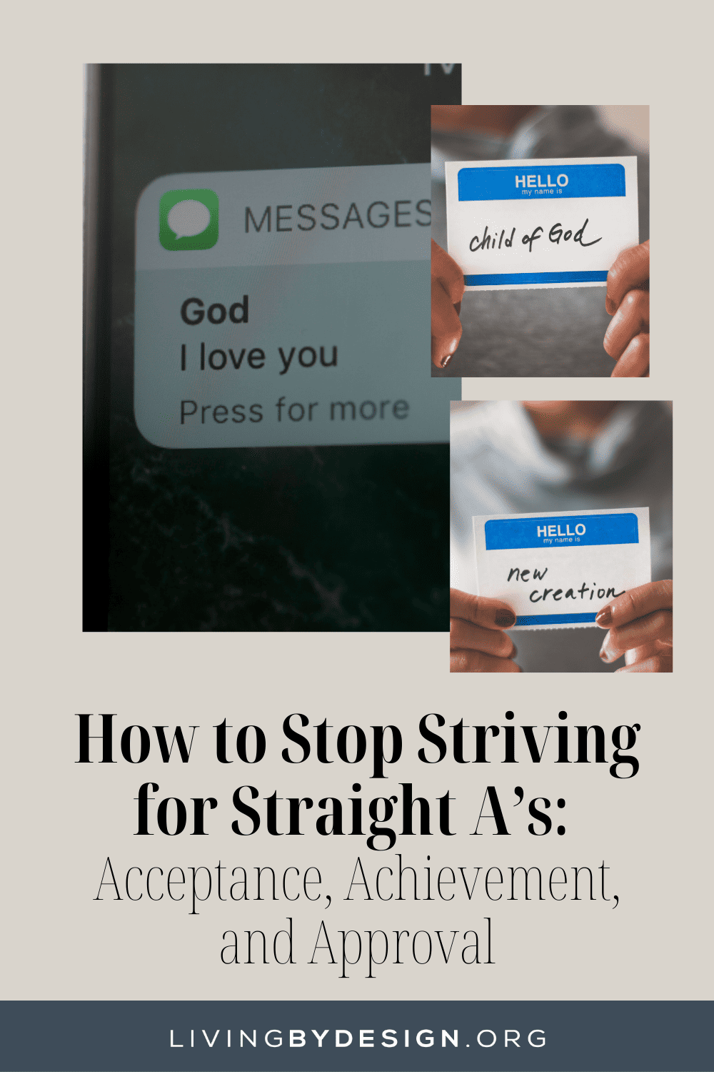 How to Stop Striving for Acceptance, Achievement & Approval